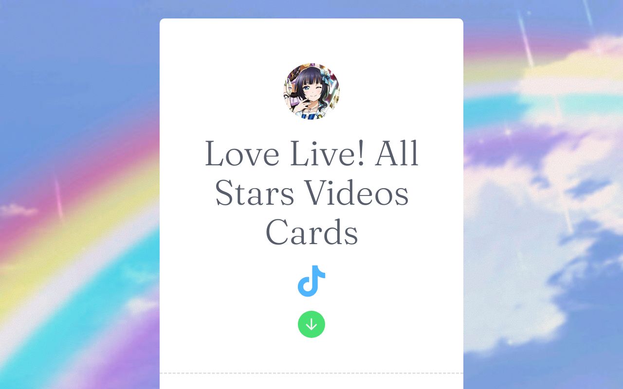 Love Live! All Stars Videos Cards